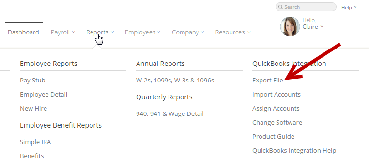 How Do I Export Payroll Data And Import It To My Accounting Software